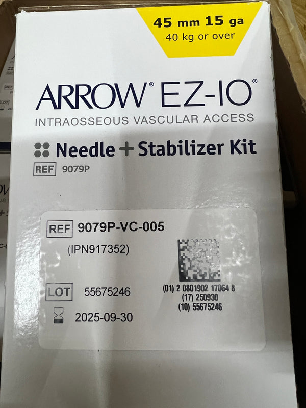 9079P-VC-005: ARROW EZ-IO NEEDLE + STABILIZER KIT 45MM X 15G - LockNWalkHarness