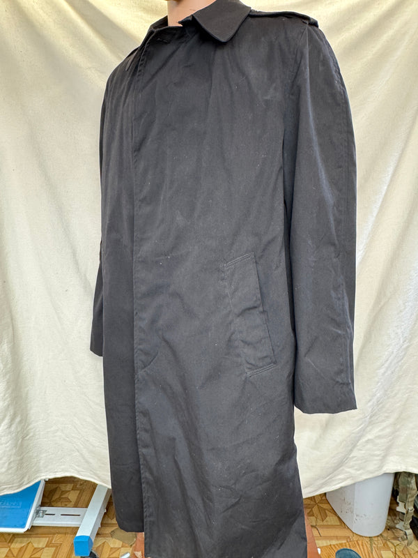 Original Military All Weather Men’s 40 Reg Black Trench Coat W/Removab ...