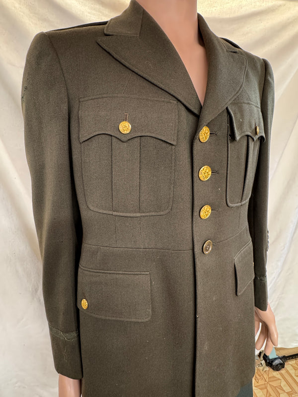 Named WWII USAAF Officer's Tunic Uniform/Medical Paperwork/Dog Tag ...