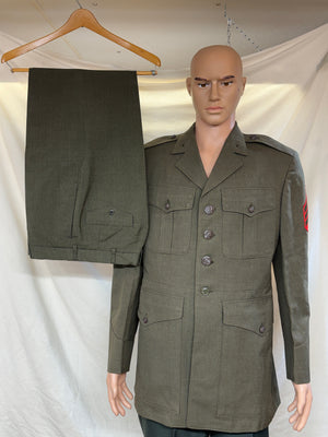 Vintage 60’s USMC Green Service Alpha Dress Jacket/Coat & Pants ...