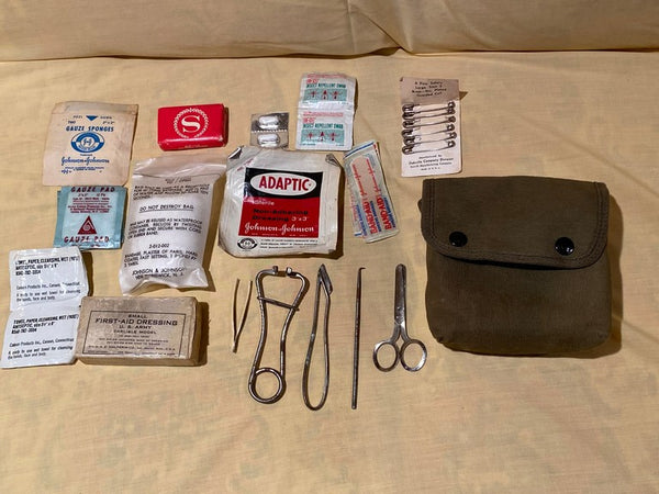 Vintage Militaria Tagged "vintage MEDICAL KIT" - LockNWalkHarness