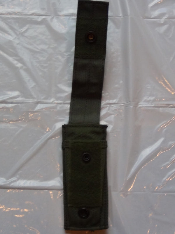 OLIVE DRAB GREEN KNIFE SHEATH FOR GERBER MULTIPLIER, EXCELLENT CONDITI ...