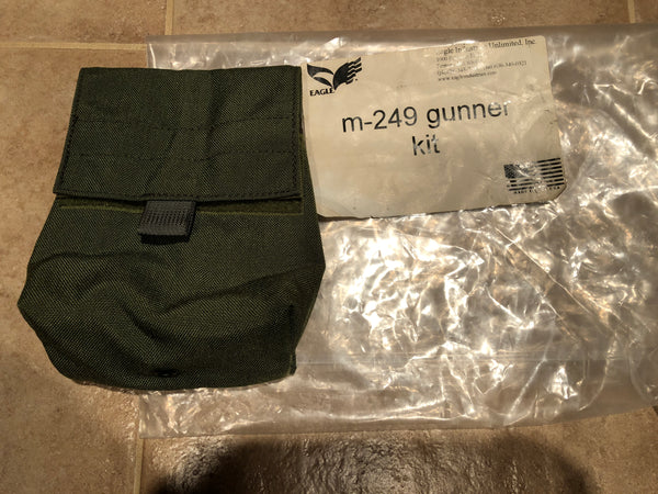 EAGLE INDUSTRIES AMMO POUCH OD GREEN ~(M -249 Gunner Kit ...