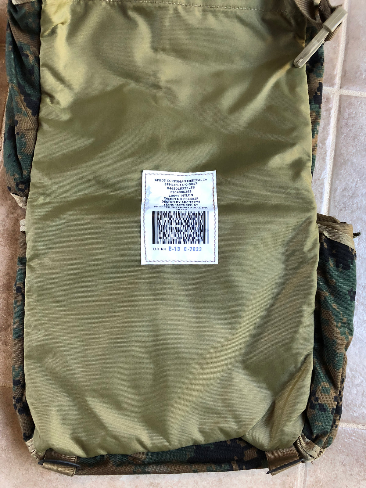 USGI MOLLE II Multicam OCP IFAK Improved First Aid Kit Complete w/Tour ...
