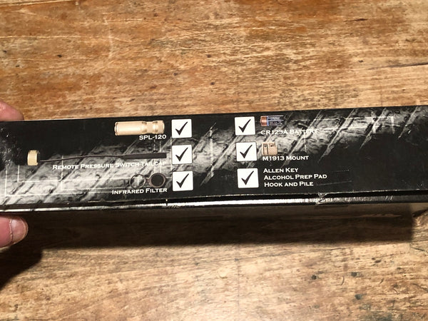 Novatac SPL 120 Spa Defense Weapon Light Kit Tactical Flashlight IR Fi ...