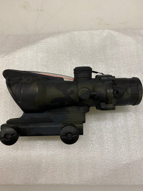 MILITARY ISSUE TRIJICON ACOG 4X32 TA31RCO-M150CP/ CUSTOM CAMOUFLAGED ...