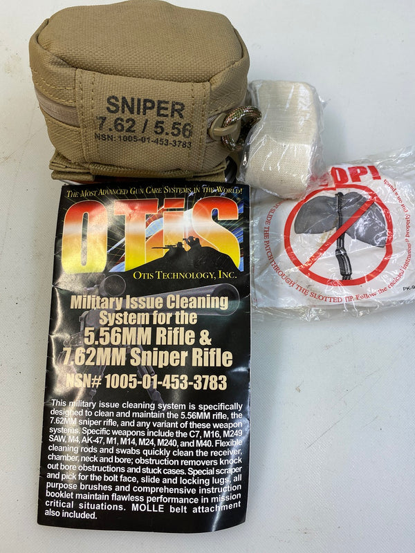 Otis Sniper Cleaning System (MFG-308-7) (7.62mm / 5.56mm), NSN: 1005-0 ...