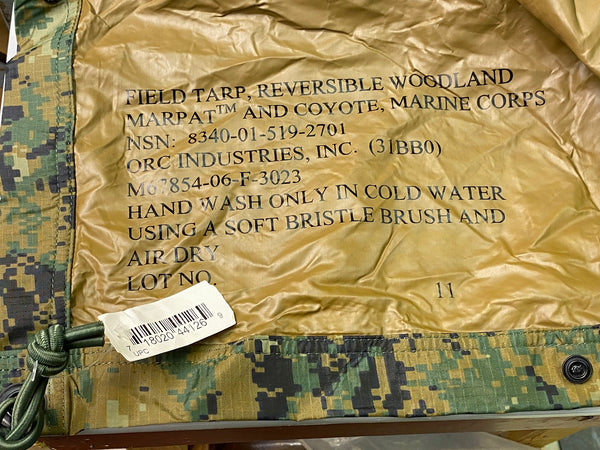 Orc Industries, Inc. Official USMC Woodland Marpat Reversible Field Ta ...