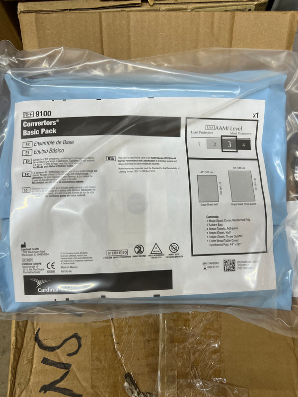 Case 12 - Cardinal Health 9100 Convertors Basic Pack (New Sealed Old S ...