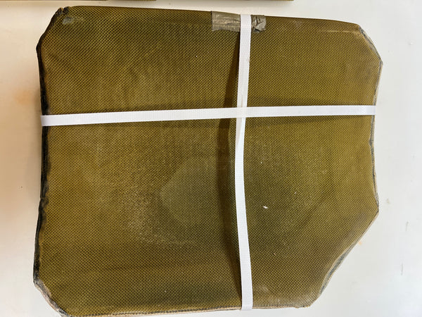 (2)U.S. Military Gen.1 ESAPI Plates- Right Shooter Cut - LockNWalkHarness