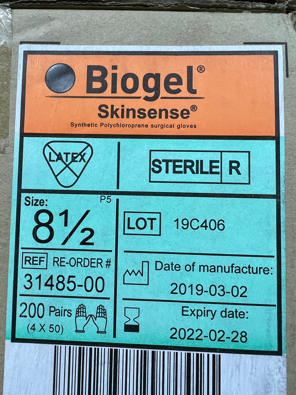 Box Of 50 Pairs- Molnlycke BIOGEL Non-latex Surgical Gloves( New ...